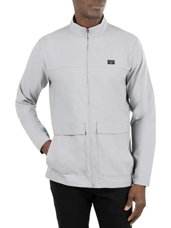 Travis Mathew Executive Suite Jacket - Heather Light Grey