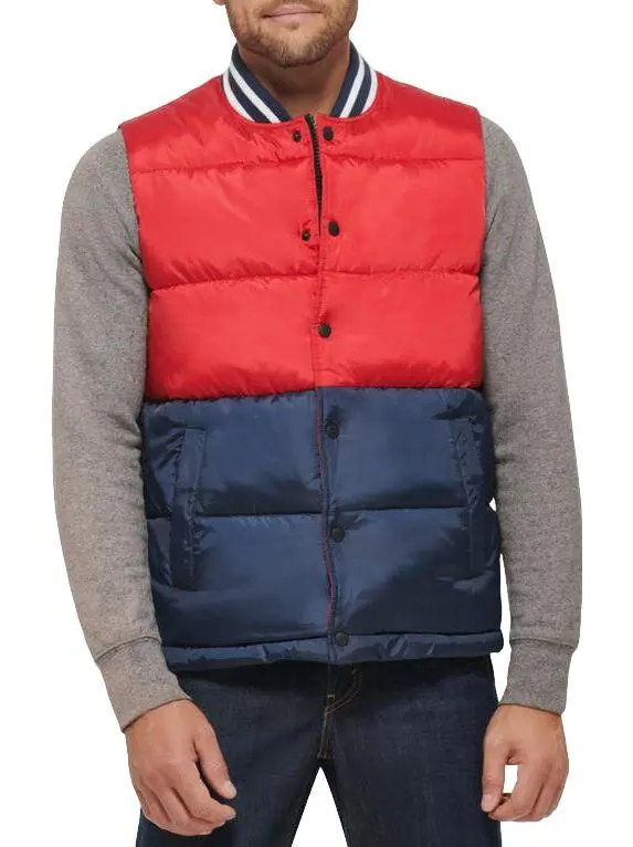 LEVI'S Puffer Vest - Red Navy