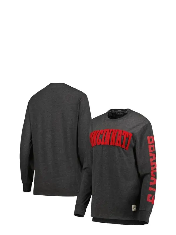 PRESSBOX Cincinnati Bearcats Long Sleeve T-shirt - Black