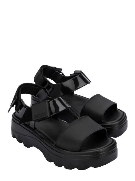 Melissa Kick Off Platform Sandals - Black/black
