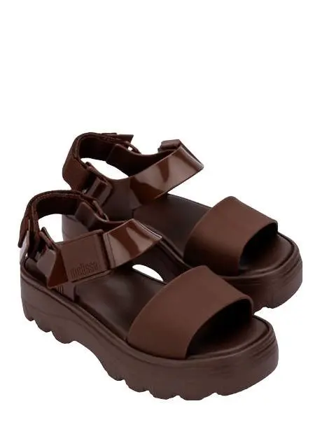 Melissa Kick Off Platform Sandals - Brown