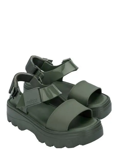 Melissa Kick Off Platform Sandals - Green