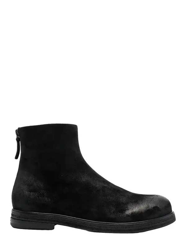 Marsèll Zucca Zeppa Suede Ankle Boots - Black