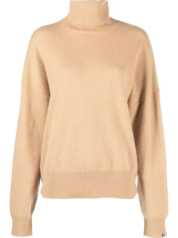EXTREME CASHMERE X Jill Roll-neck Jumper - Neutrals