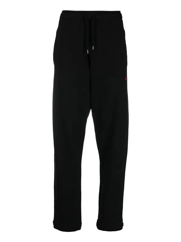 424 Embroidered-logo Track Pants - Black