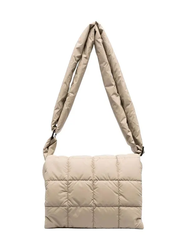 VEECOLLECTIVE Quilted Shoulder Bag - Neutrals