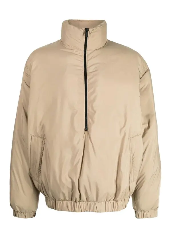Fear Of God Zip-up Puffer Jacket - Brown