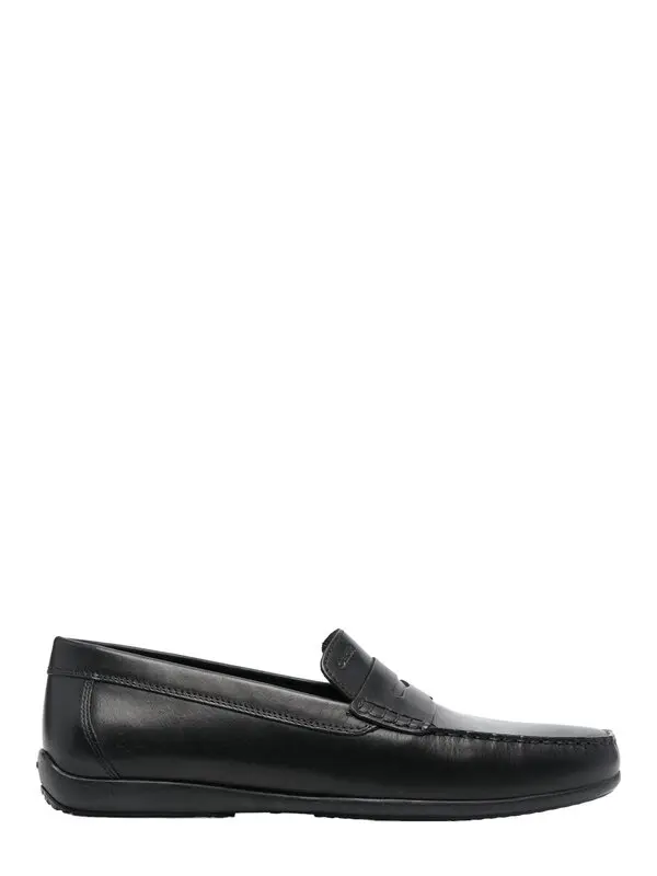 Geox Ascanio Moccasin Loafers - Black