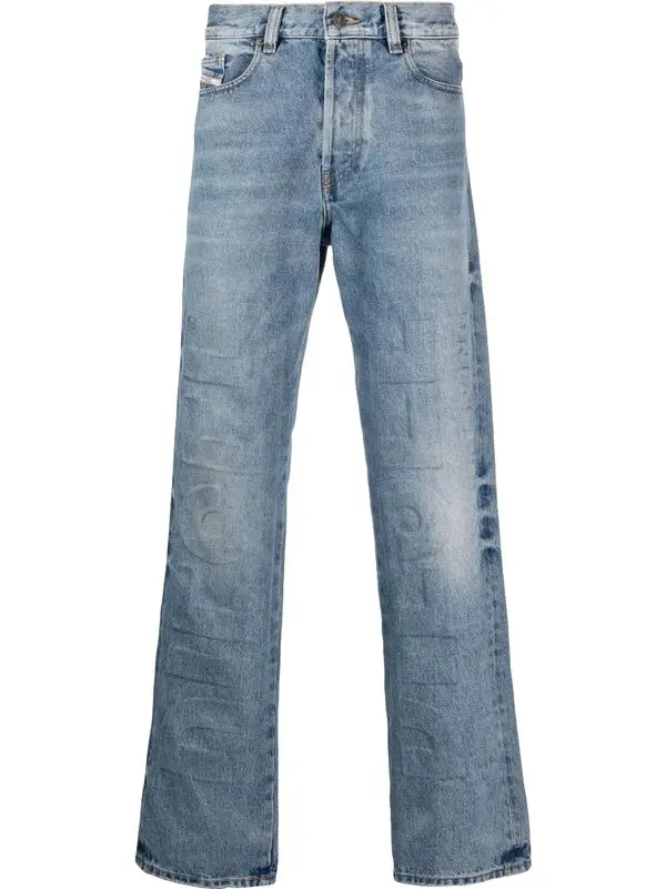Diesel 2010 007i3 Straight-leg Jeans - Blue