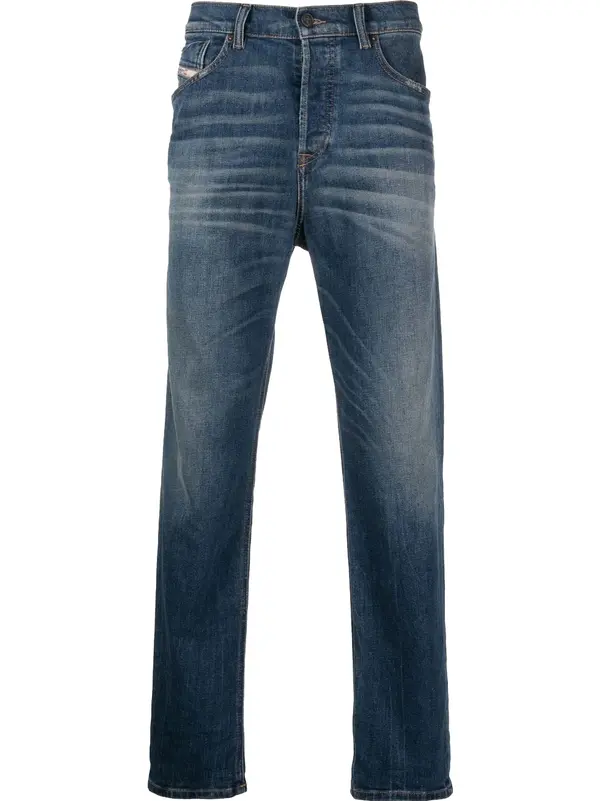 Diesel 2005 D-fining 09e66 Tapered Jeans - Blue