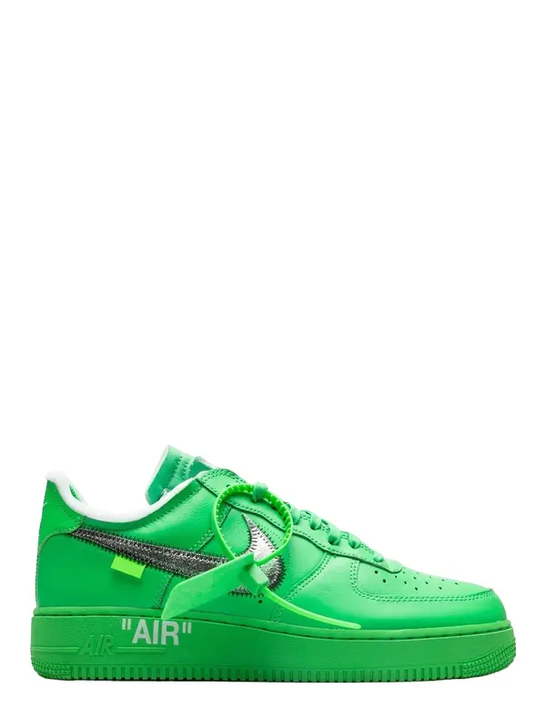 Nike X Off White Air Force 1 Low Brooklyn Sneakers - Green