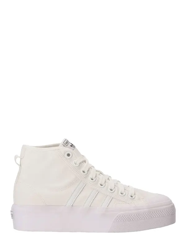 Adidas Nizza Flatform Mid Sneakers - White