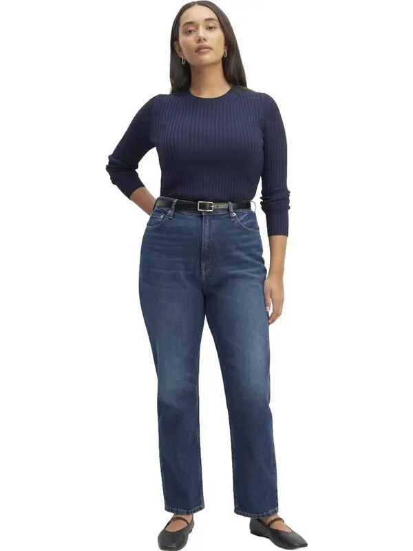 Everlane Cheeky Hourglass Jean - Vintage Dark