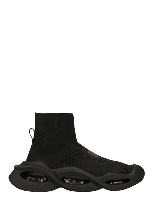 Dolce & Gabbana Wave Mid-top Sneakers - Black
