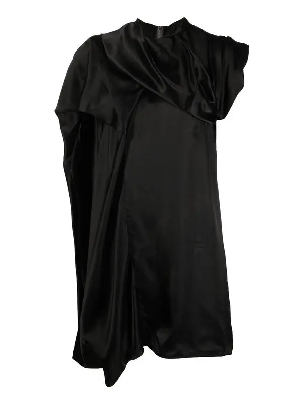 Rick Owens Cornetto Satin Tunic - Black