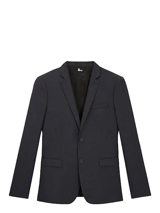 The Kooples Single-breasted Slim-fit Wool Suit Jacket - Bla01