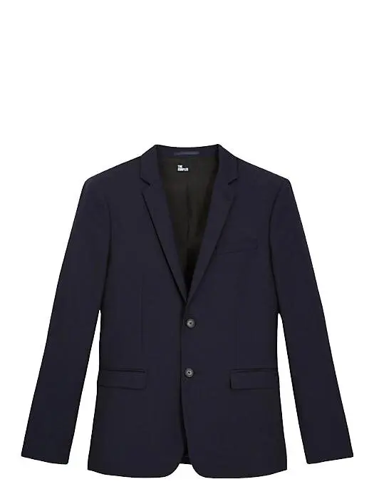 The Kooples Straight-cut Single-breasted Wool Blazer - Nav03