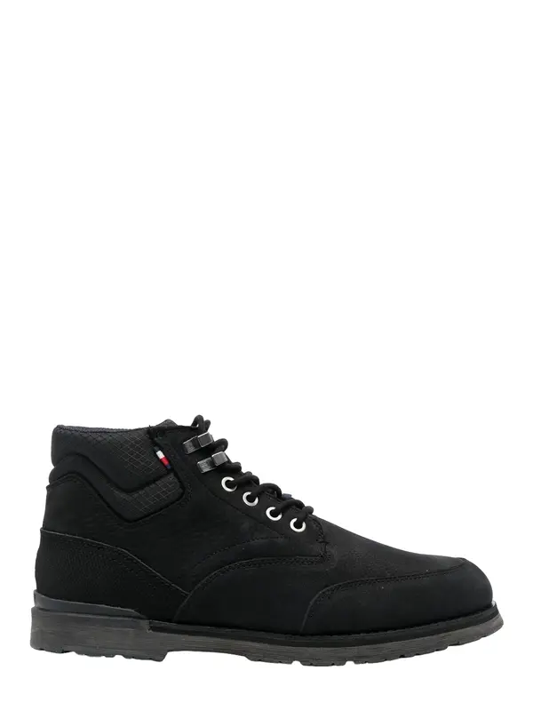 Tommy Hilfiger Suede Boots - Black