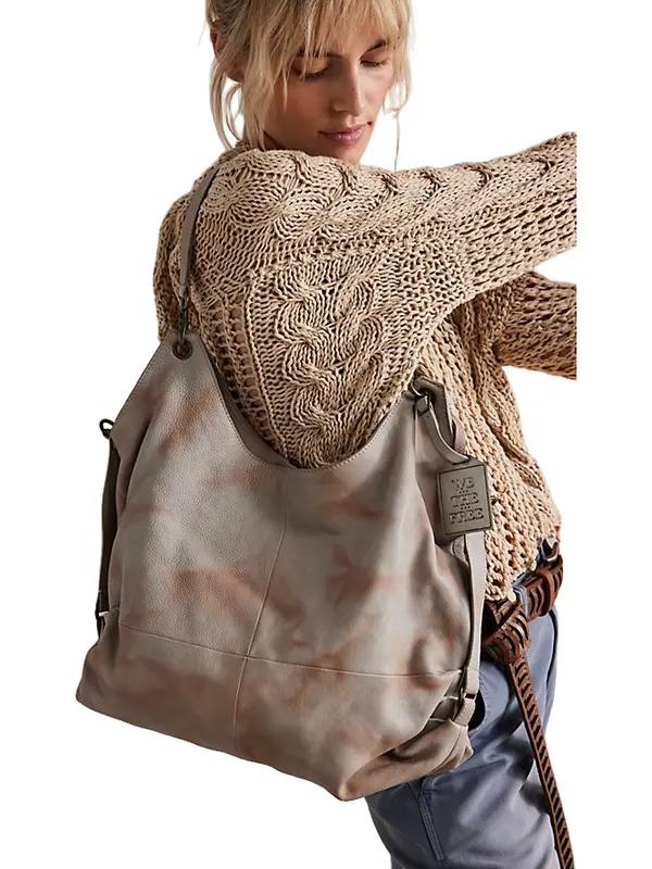 Free People We The Free Sabine Slouchy Bag - Fog