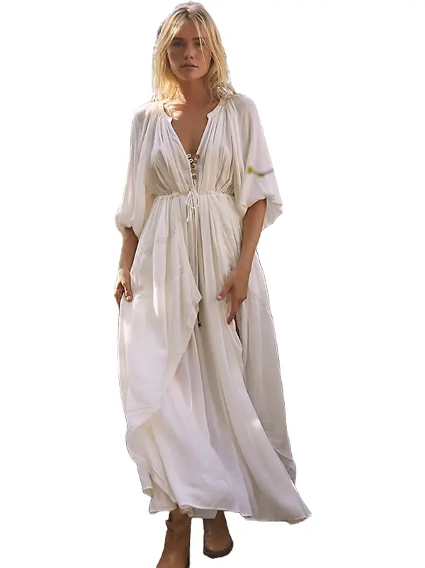 Free People Plenty Of Love Maxi Dress - Ivory