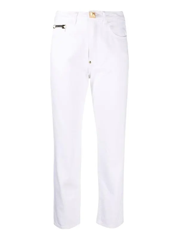 Philipp Plein Boyfriend-cut Jeans - White