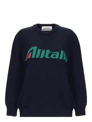 Alberta Ferretti Sweater In Virgin Wool - Blue