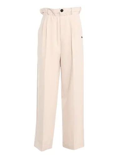 EMMA & GAIA Straight-leg Trousers - Beige
