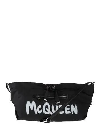 Alexander McQueen Cross-body Bag With Logo - Black
