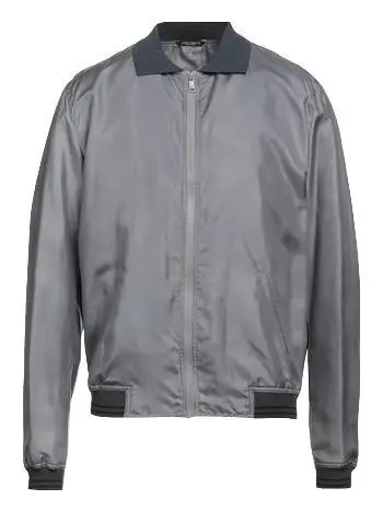 Dolce & Gabbana Silk-elastane Jacket - Grey