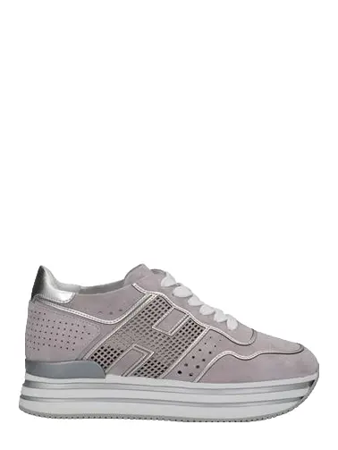 Hogan Low-top Leather Sneakers - Purple