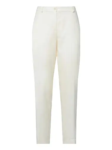 Agnona Wool Blend Tapered Pants - White
