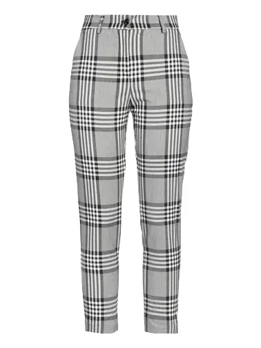 LIU •JO Tartan Patterned Pants - Grey