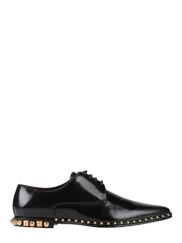 Dolce & Gabbana Lace-up Leather Shoes - Black
