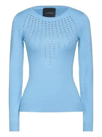 John Richmond Studded Knit Sweater - Blue