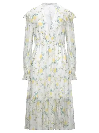 Philosophy Di Lorenzo Serafini Floral-print Midi Dress - White