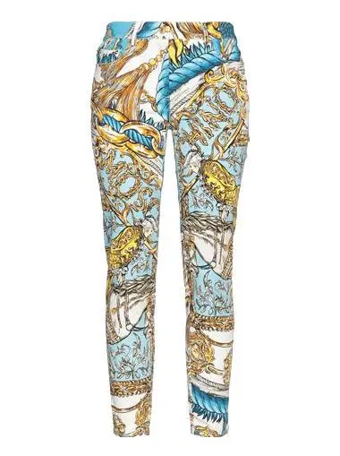 Moschino Printed Skinny Pants - Blue