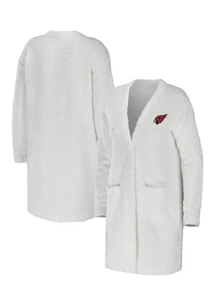 WEAR BY ERIN ANDREWS Arizona Cardinals Cozy Lounge Cardigan Sweater - Cream