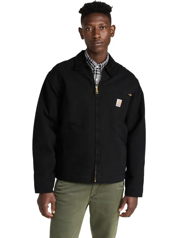 Carhartt Work In Progress Og Detroit Jacket - Black/black