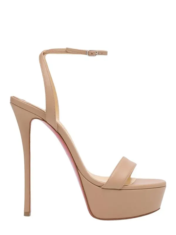 CHRISTIAN LOUBOUTIN 150mm Loubi Queen Platform Sandals - Pkia Blush