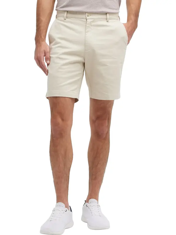 Peter Millar Flat Front Pilot Shorts - Stone