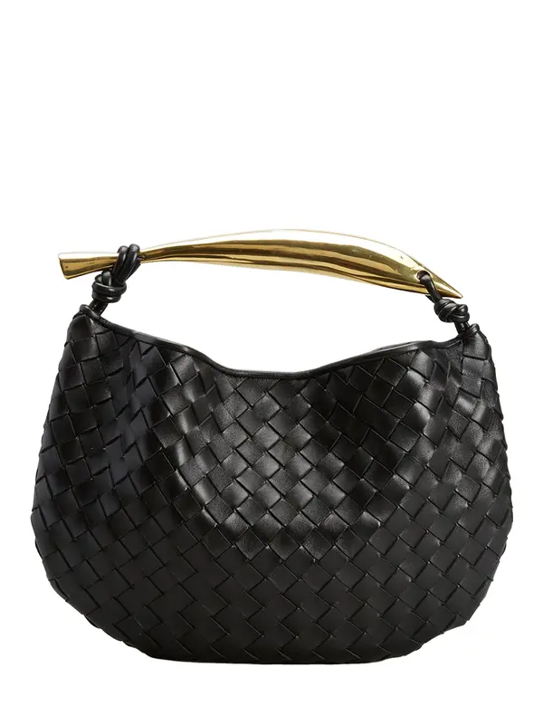 Bottega Veneta Sardine Top-handle Bag - Black