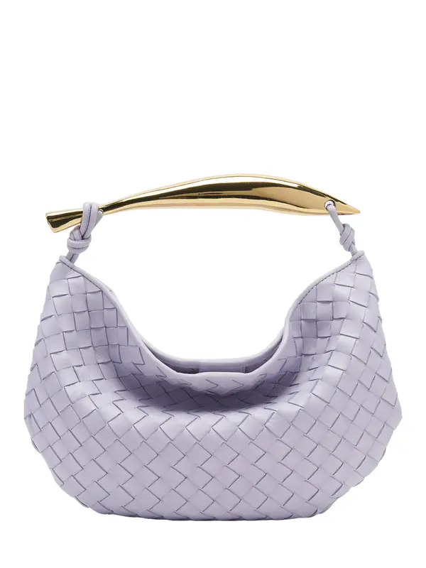 Bottega Veneta Sardine Top-handle Bag - Oyster Muse Brass