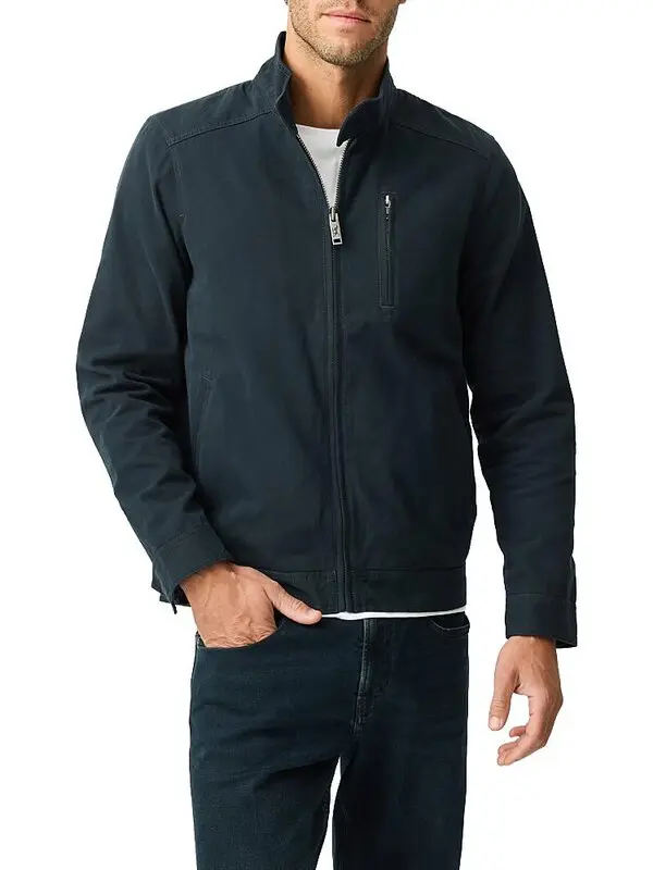 Rodd & Gunn Armitage Cotton Twill Harrington Jacket - Midnight