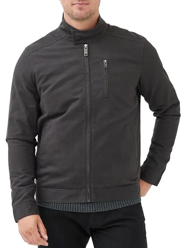 Rodd & Gunn Armitage Cotton Twill Harrington Jacket - Pewter