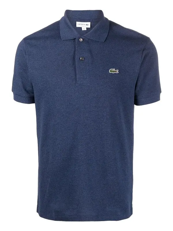 Lacoste Logo-patch Short-sleeve Polo Shirt - Blue