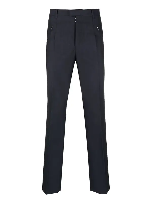 MAISON MARGIELA Straight-leg Tailored Trousers - Blue