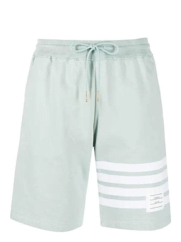 Thom Browne 4-bar Stripe Track Shorts - Green