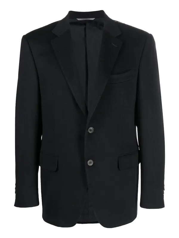 Canali Single-breasted Cashmere Blazer - Blue
