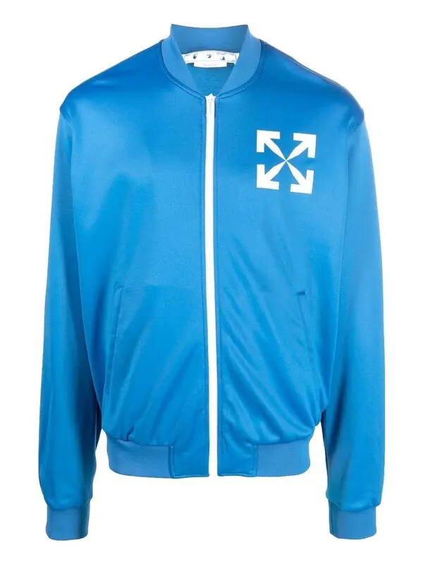 Off-White Arrows-print Track Jacket - Blue