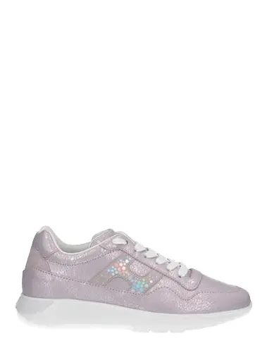 Hogan Leather Sneakers - Purple